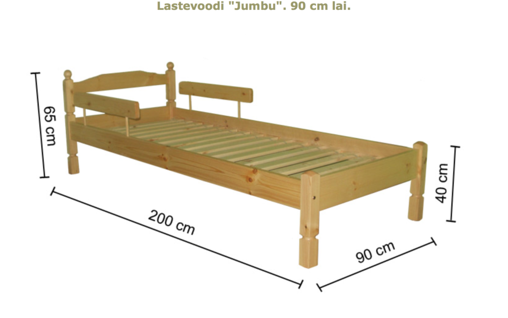 Lastevoodi "Jumbu". (700-900mm lai) - Puuslik.ee Mööblipood